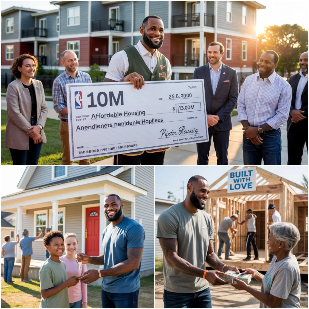 NBA Star LeBron James Donates $10M to Build Affordable Housing for ...