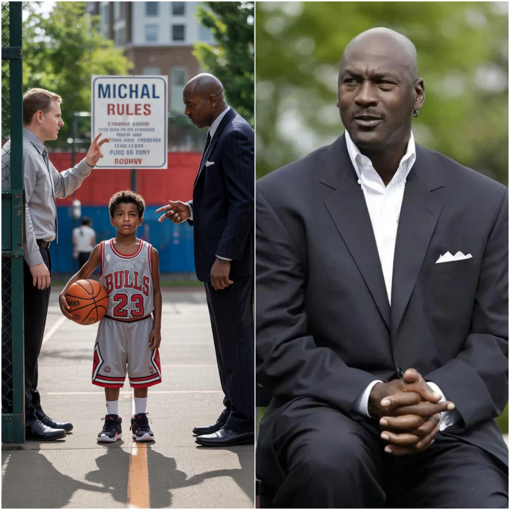Security Guard Blocks Boy From Basketball Court—Michael Jordan Changes ...