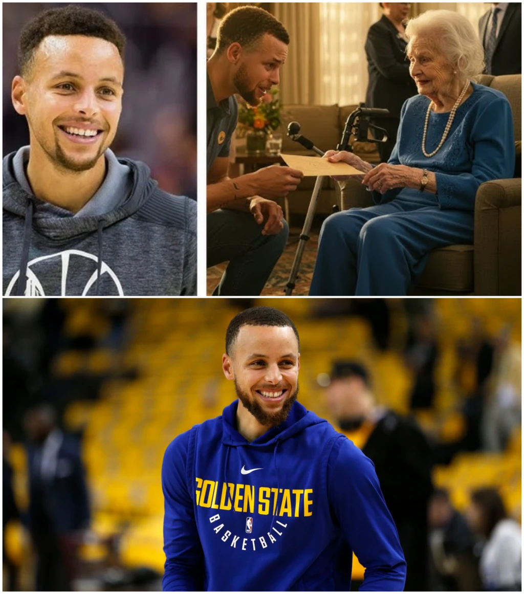 101-Year-Old Woman Delivers Letter to Stephen Curry — His Reaction ...