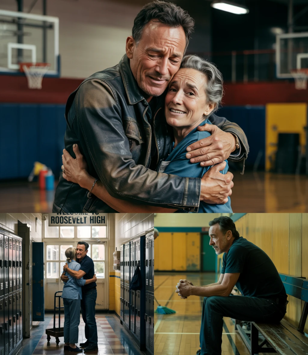 Bruce Springsteen Surprises 81-Year-Old School Janitor Still on the Job ...