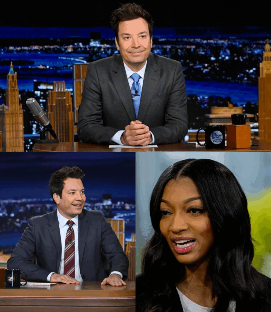 FOX NEWS EXPLOSION: Angel Reese “Takes Down” The Tonight Show Starring Jimmy Fallon with One ...
