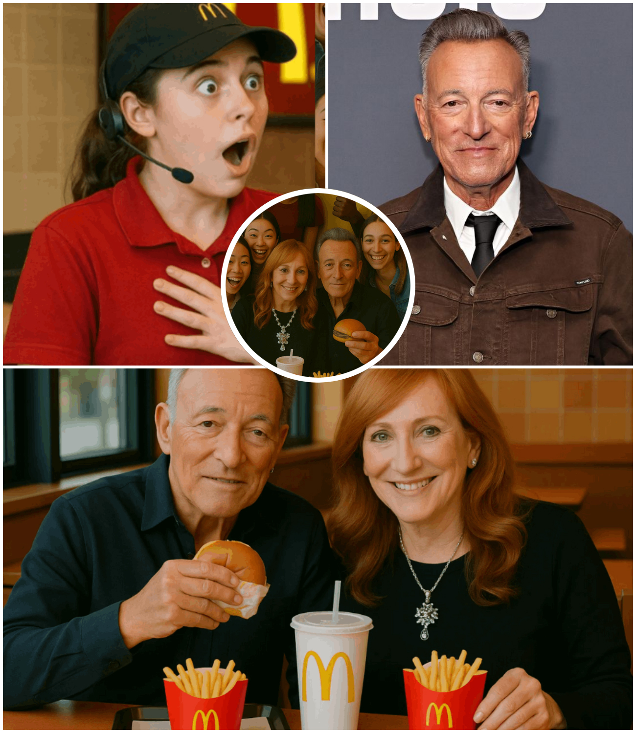 Shocking Moment at McDonald’s: Bruce Springsteen and Patti Scialfa ...