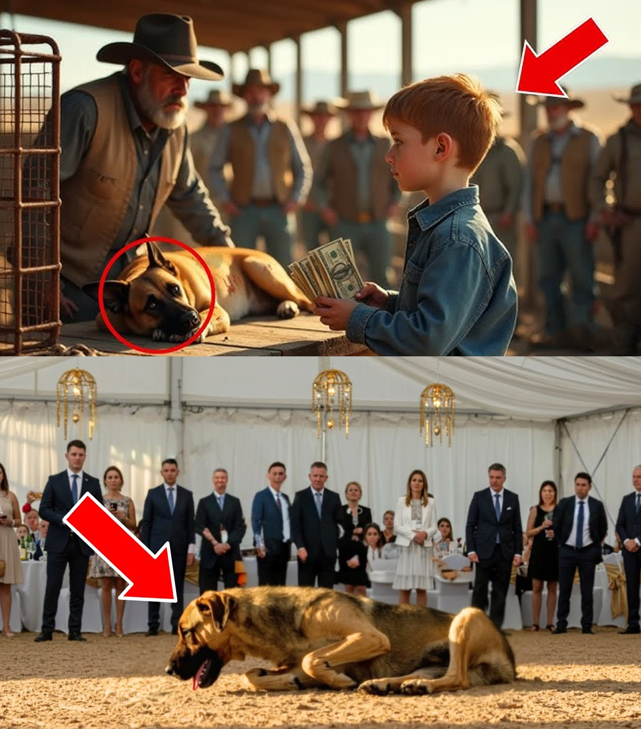 Rejected Dog At Auction Is Bought By A Young Man… And What Happens Next ...