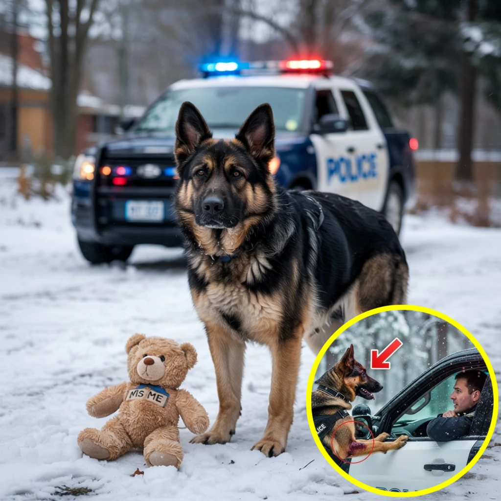 Wounded German Shepherd Stops Police SUV in Snowstorm — What He Reveals ...