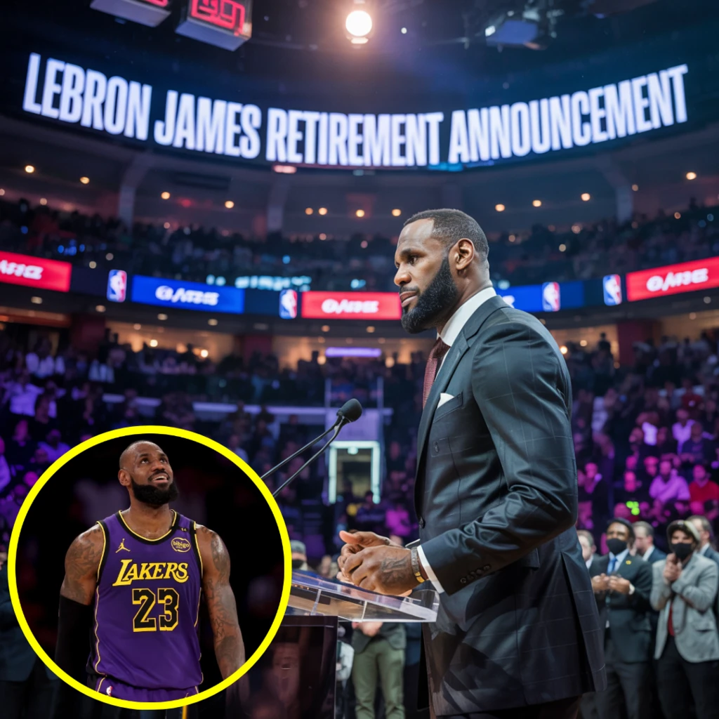 LeBron James Shocks the NBA with Retirement Announcement - League Reacts in Disbelief - News