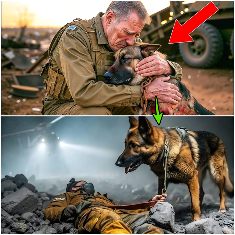 Retired Firefighter Found His Missing K9 German Shepherd CLINGING in a ...