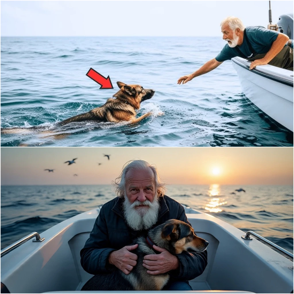 A Dog Cries For Help In The Middle Of The Ocean – When The Fisherman ...