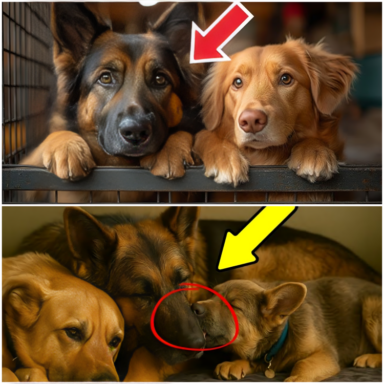 One Final Embrace… Two shelter dogs knew this was the end, Until the ...