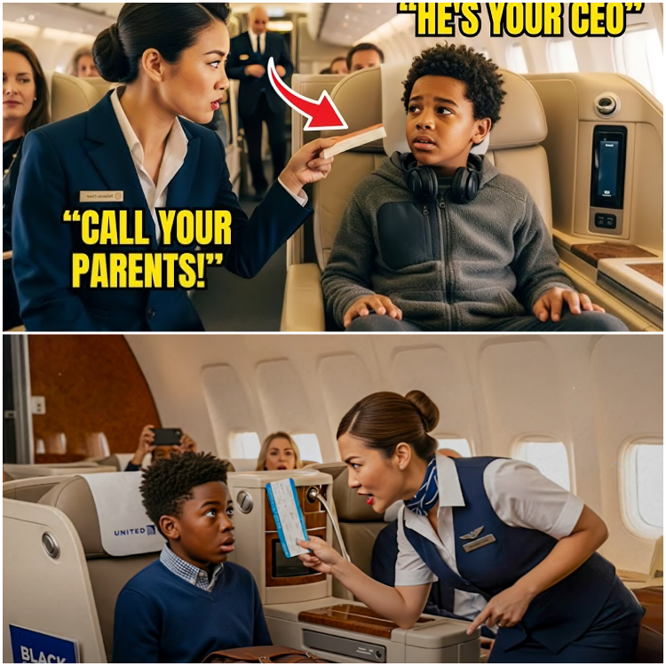 Black Boy Kicked Out of First Class — 15 Minutes Later, His CEO Dad ...