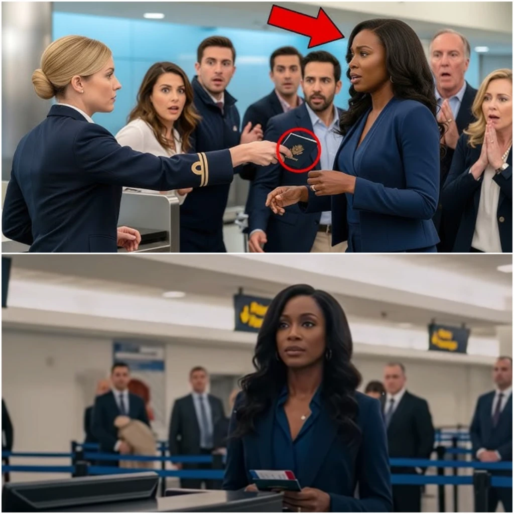 Gate Agent Snatches Black Woman’s Passport —Seconds Later, She Freezes ...