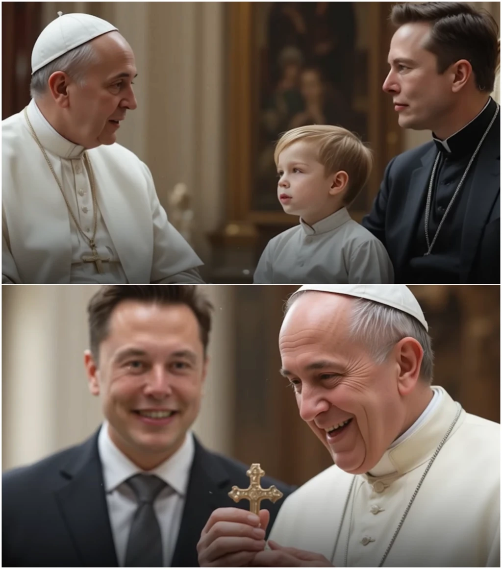 Elon Musk’s Son Stuns the Pope with a Simple Question—What Happened ...