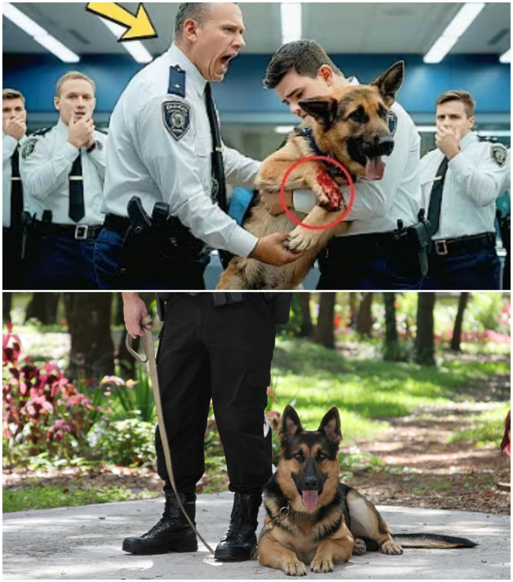 Officer Ordered to Put Down Injured K9 – What He Does Instead Shocks ...