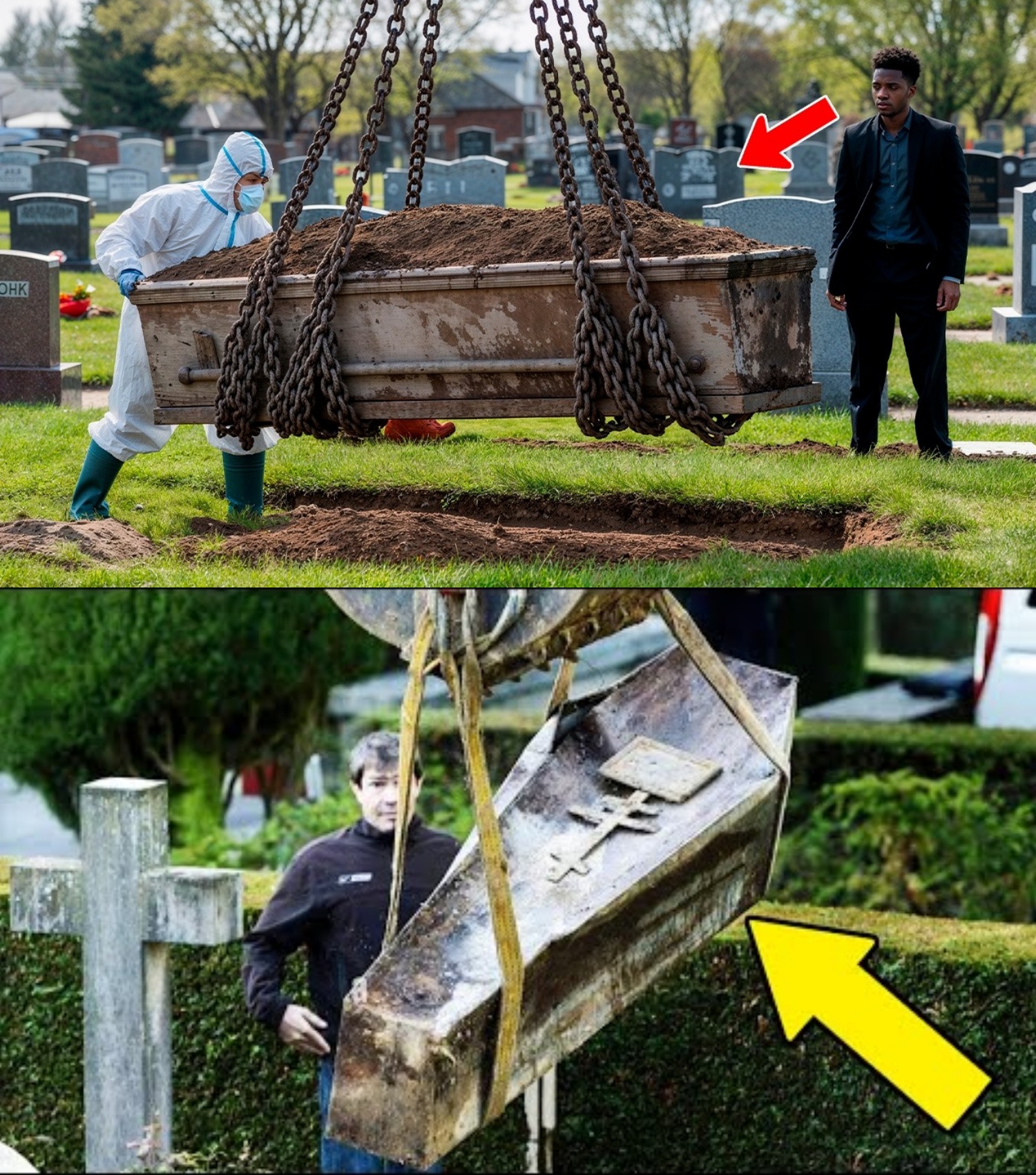He Insisted on Digging Up His Mother’s Grave When the Coffin Was Opened ...