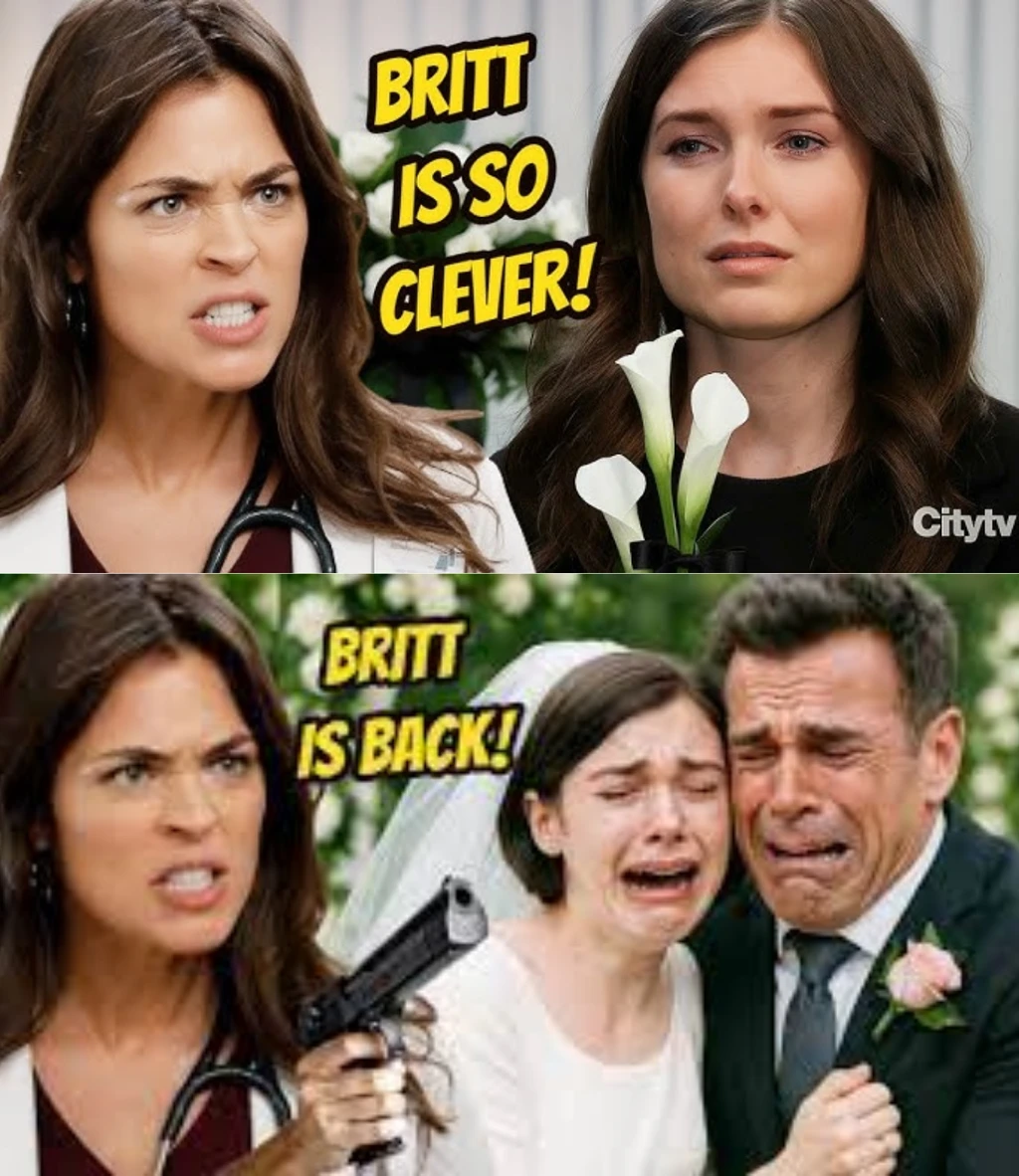 It's terrible! Britt drops a bomb at Willow's wedding and destroying ...