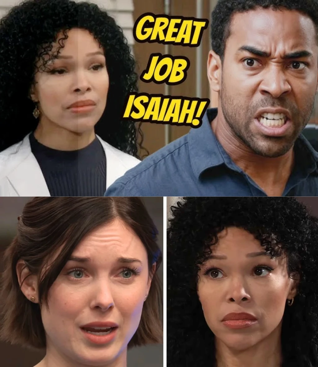 Scary! Isaiah uses Willow to expose Drew's secrets for Portia to act on ...