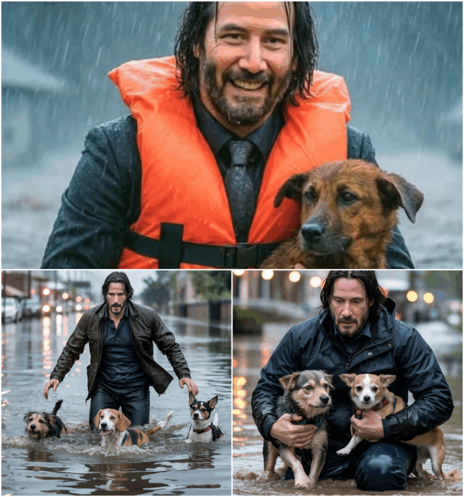 Keanu Reeves Jumps Into Floodwaters to Save Stray Dogs—What He Did ...