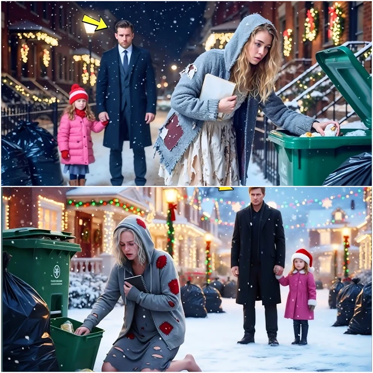 Millionaire Single Dad Found a Homeless Woman Digging Through Trash on ...