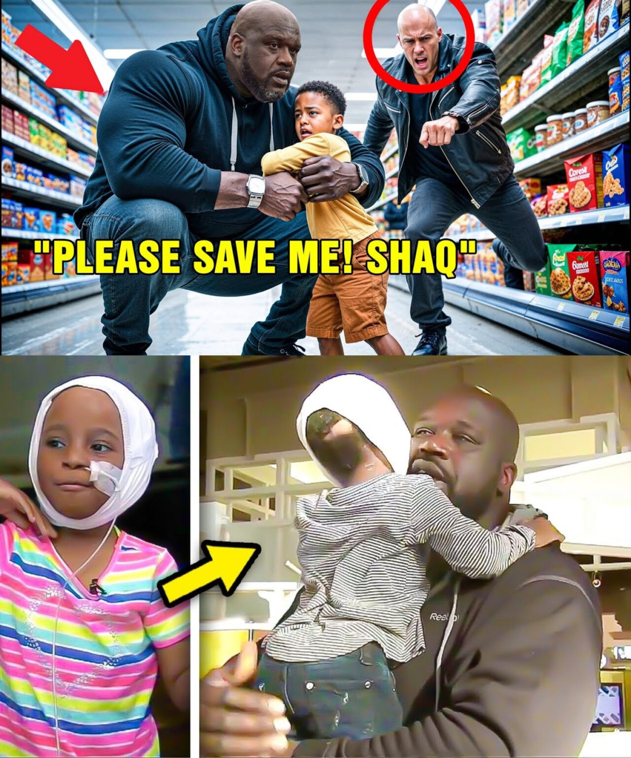 Big Shaq Follows a Crying Toddler in a Grocery Store — What He ...