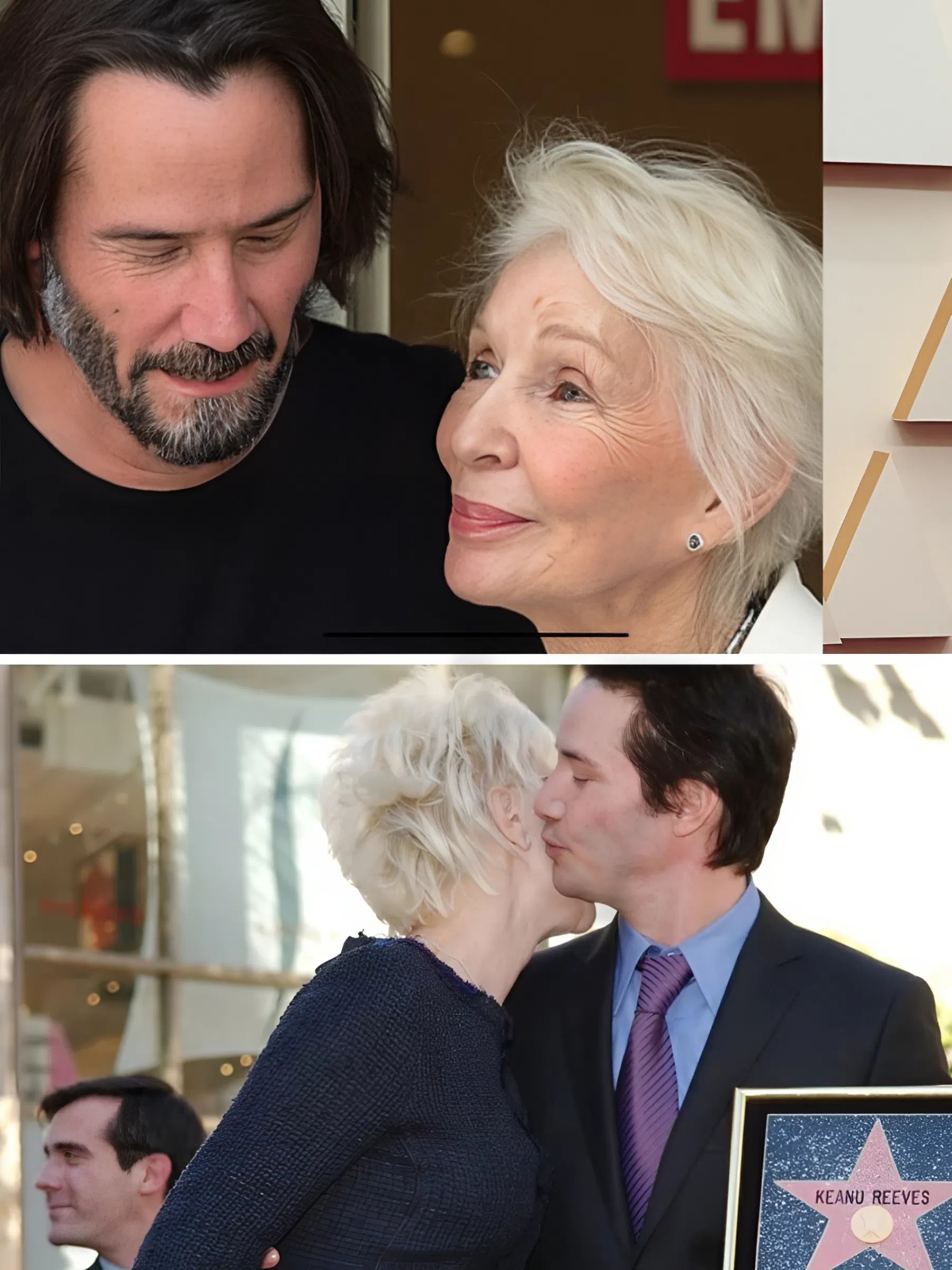 Exclusive: Keanu Reeves leaves his star on the Walk of Fame with a ...