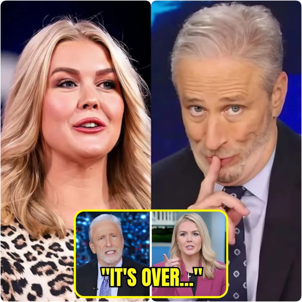 Your Brain Missed Makeup’: Jon Stewart’s Savage On-Air Jab Sends Karoline Leavitt Spiraling on ...
