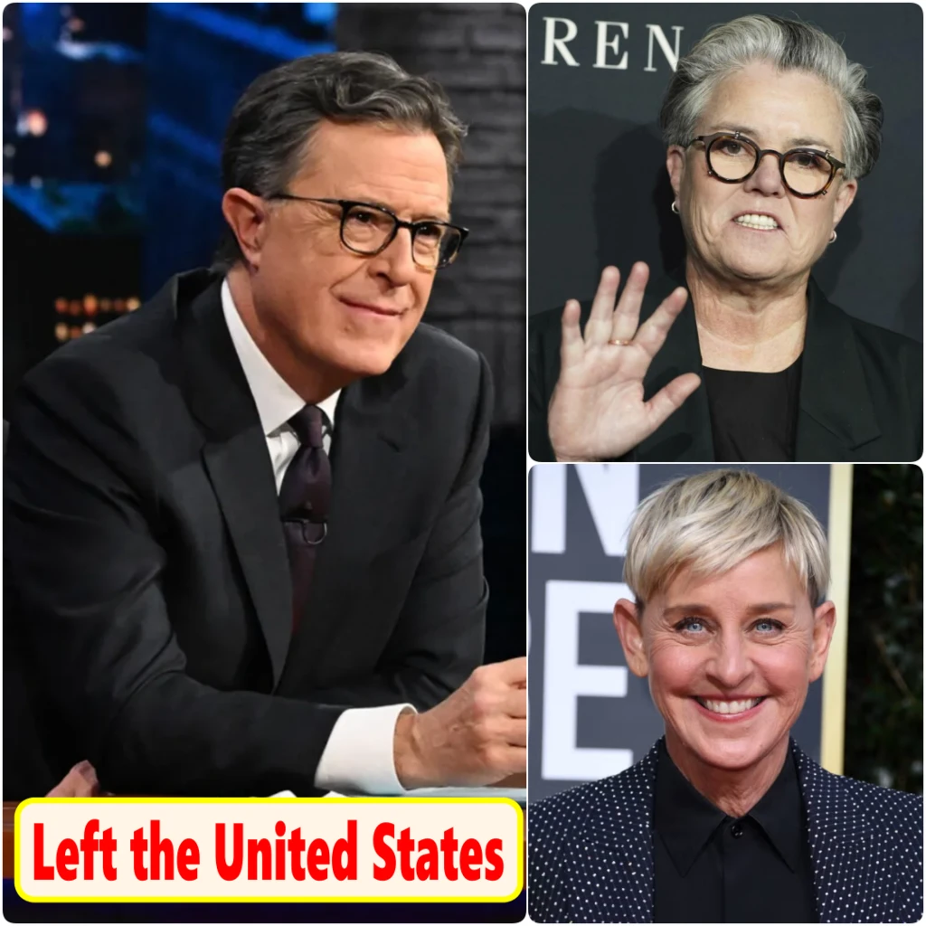 Stephen Colbert Says He Understands Why Rosie and Ellen Left the U.S ...
