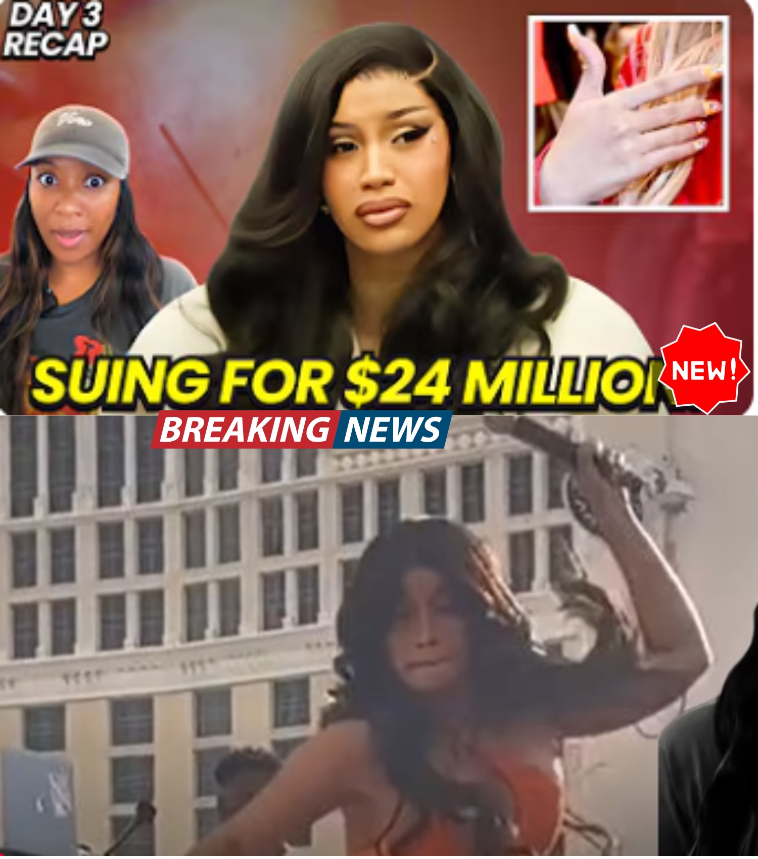 Cardi B Assault Trial Day3 - Cardi Back on The Stand PLUS The Doctor ...