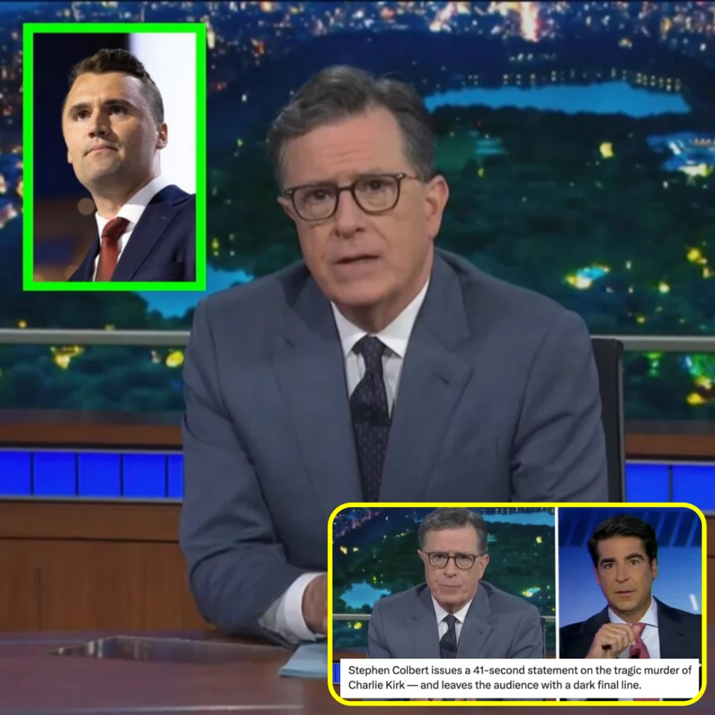 Stephen Colbert’s Rare, Serious Commentary on Charlie Kirk Shooting ...
