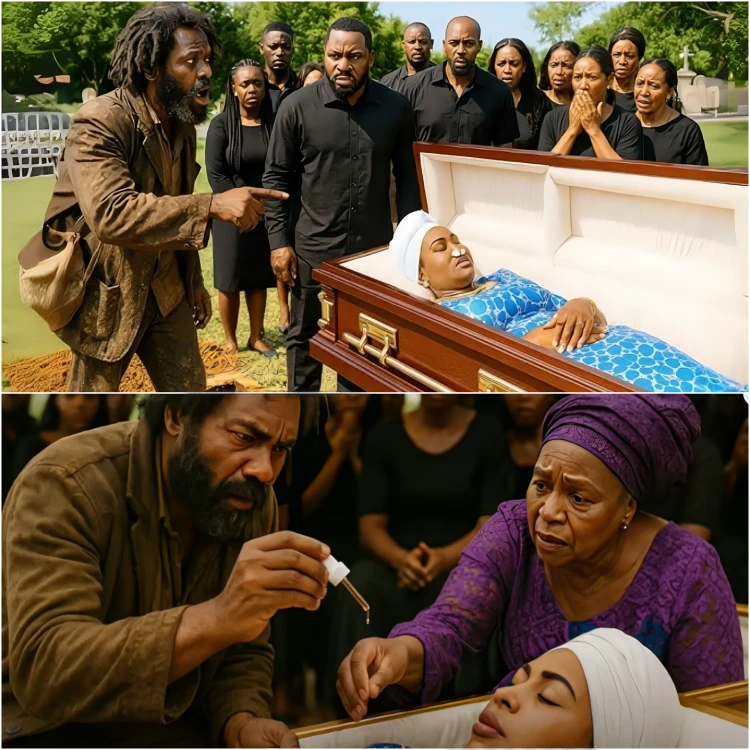 "She's Not Dead", Homeless Man Stops Billionaire's Funeral To Save Her ...