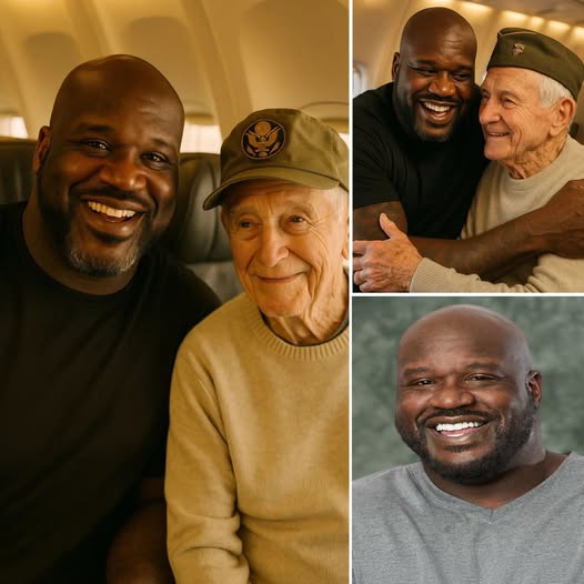 Shaq’s Generosity Shines: After Giving First-Class Seat to Veteran, His ...