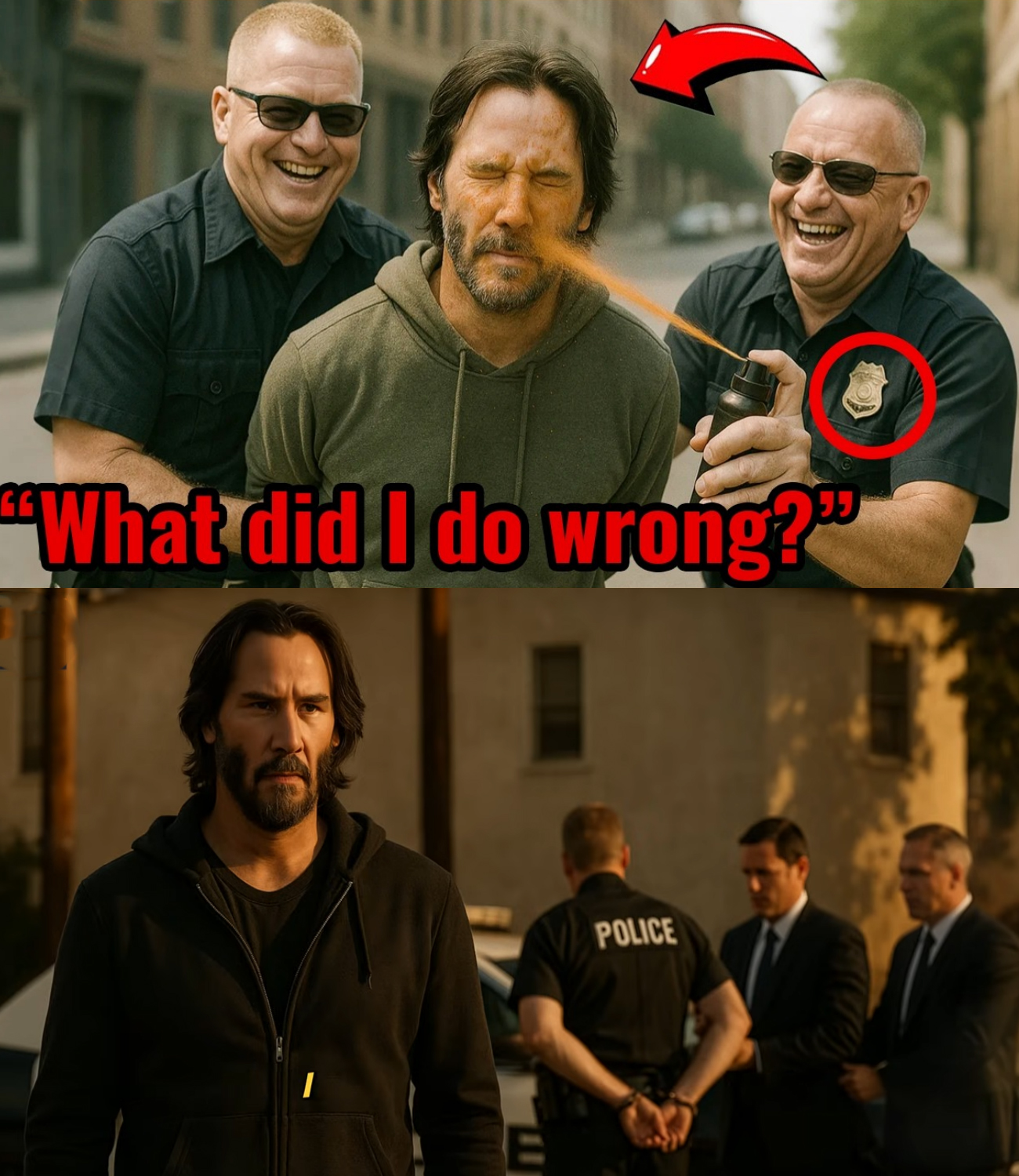 Cops Pepper Sprayed Keanu Reeves — Then The Pentagon Called Back | acts ...