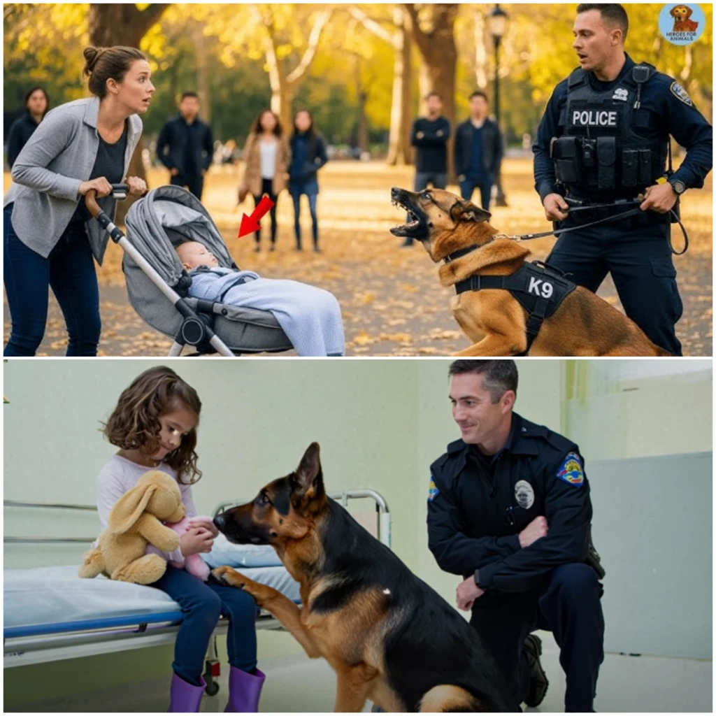 Baby in the Stroller Was Too Quiet... K9’s Reaction Uncovered a Dark ...