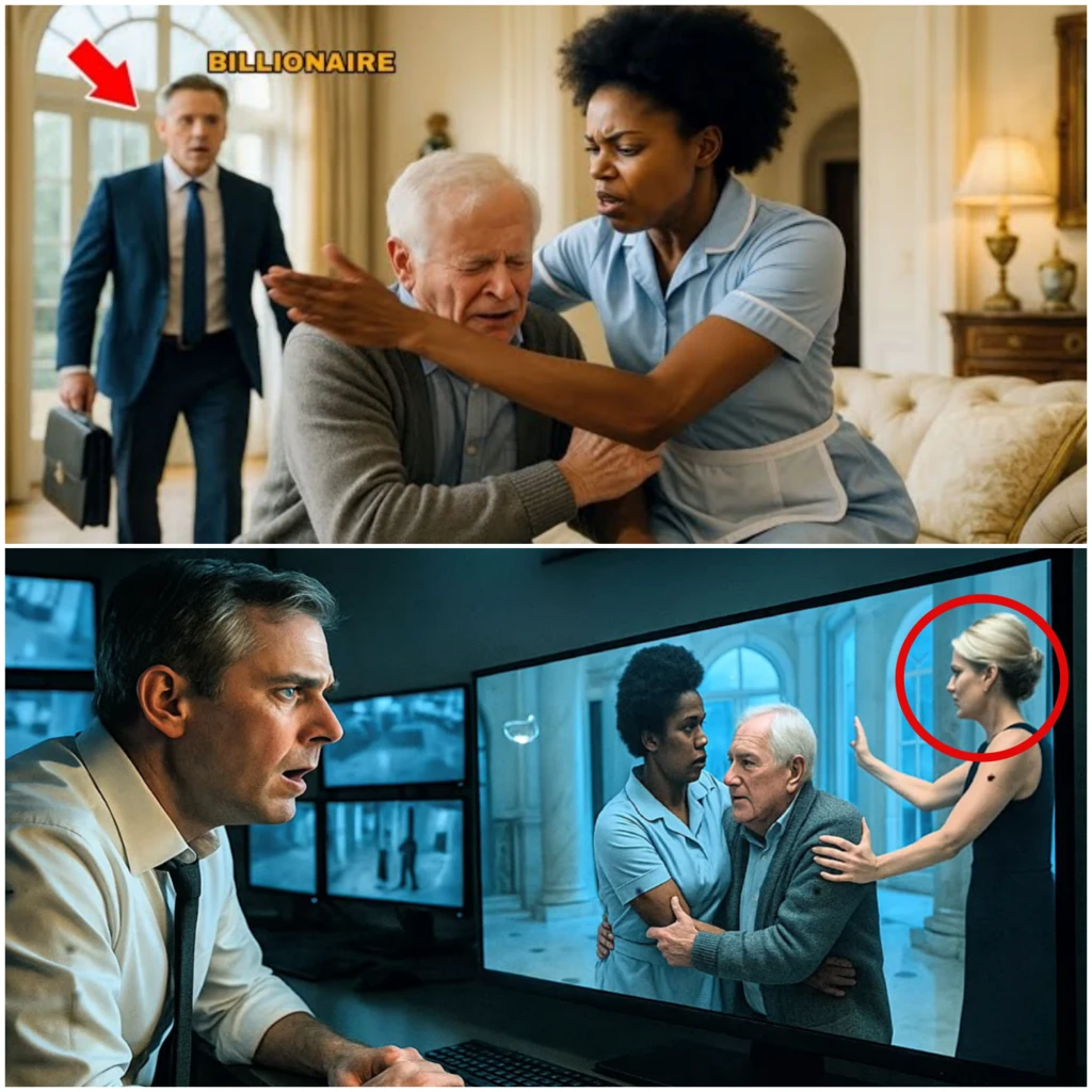 Billionaire Caught His Father Crying in the Maid’s Arms—Her Shocking ...