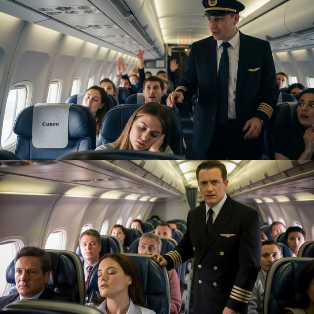 She Was Just Sleeping in Row 10 — But When the Captain Screamed for ...
