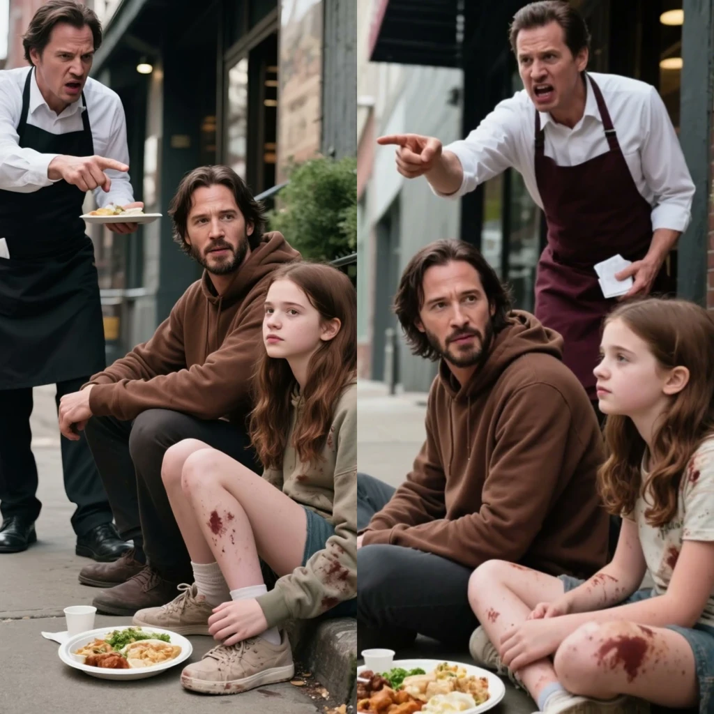 Waiter HUMILIATES Keanu Reeves for feeding a poor beggar girl - News