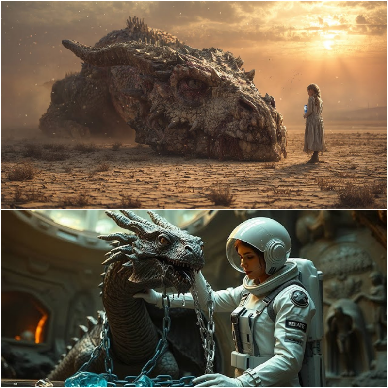 Dying of Extreme Thirst For Centuries Alien Dragon Begged HUMAN Girl ...