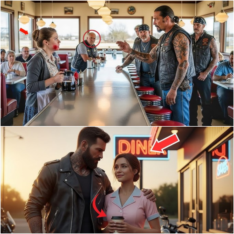 Biker Gang Leader Noticed the Waitress’s Bruises — What He Did Next ...