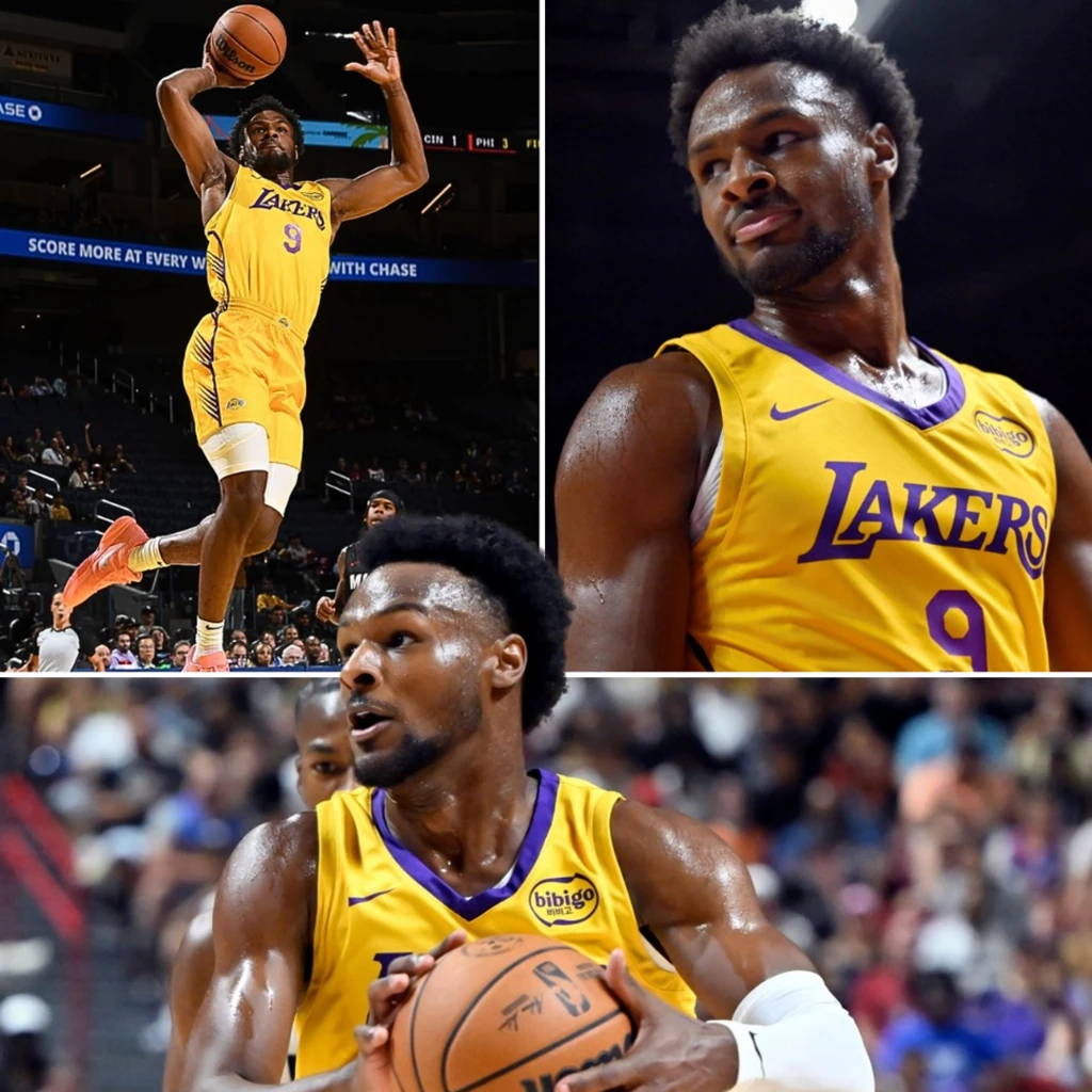 Bronny James just shut everyone up with one dunk that had the whole ...