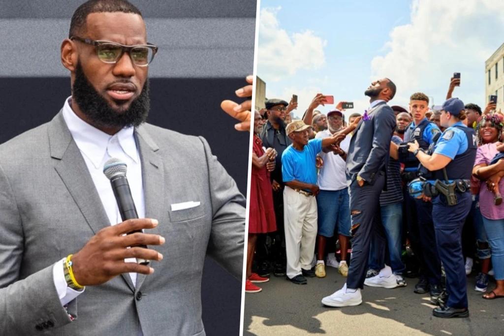 LeBron James came out to Charleston’s Parade of Hope to pay tribute to ...