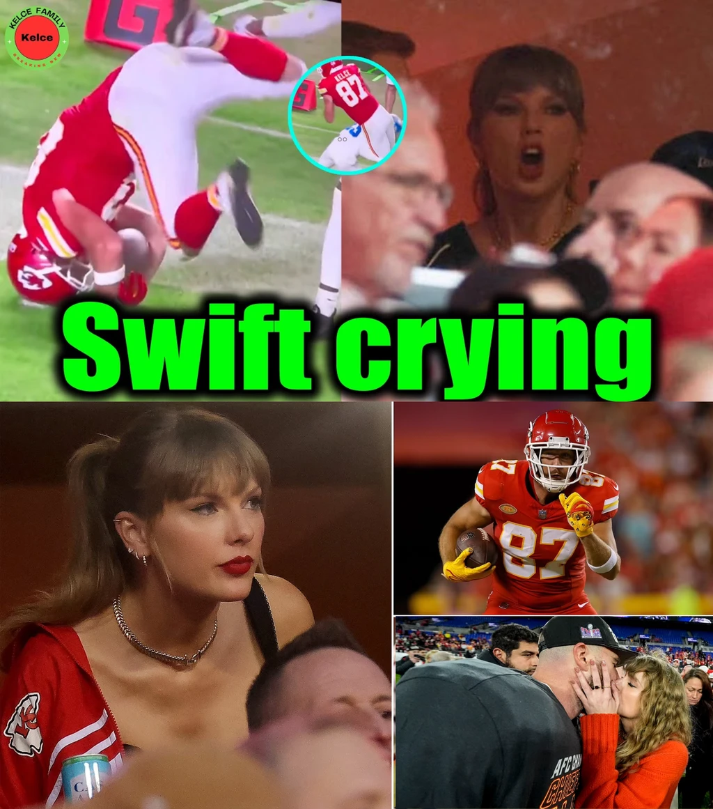 Taylor Swift moved to tears after Fiancé Travis Kelce's unfortunate ...