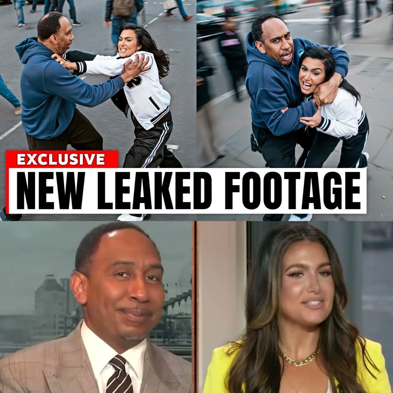 New Heated Footage Between Stephen A. Smith And Molly Qerim Goes Viral ...