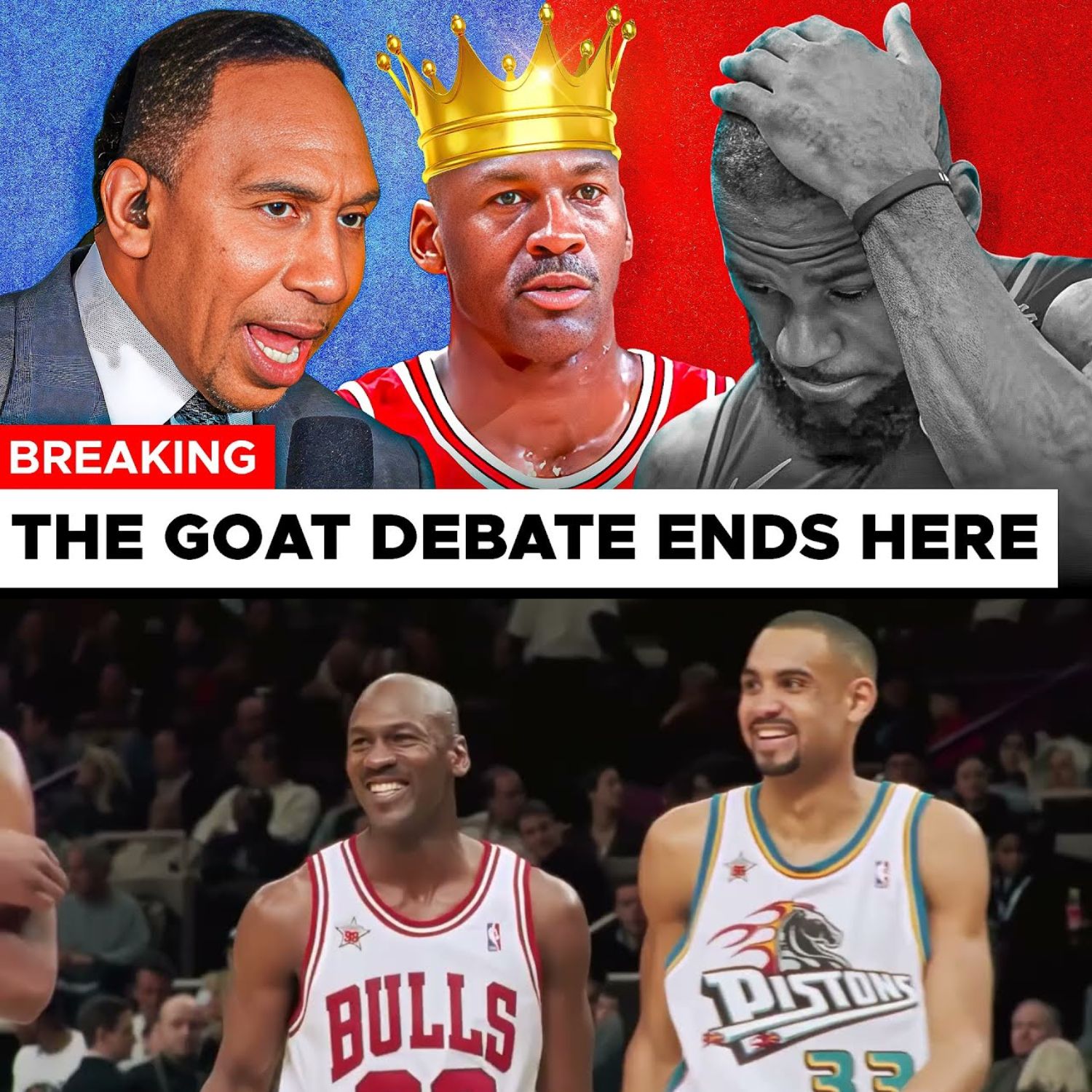 Stephen A. Smith Shuts Down LeBron GOAT Debate Live—Declares Michael ...