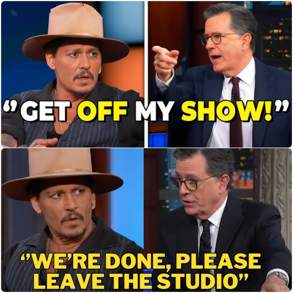 Johnny Depp SILENCES Stephen Colbert in Explosive Live Interview — “You ...