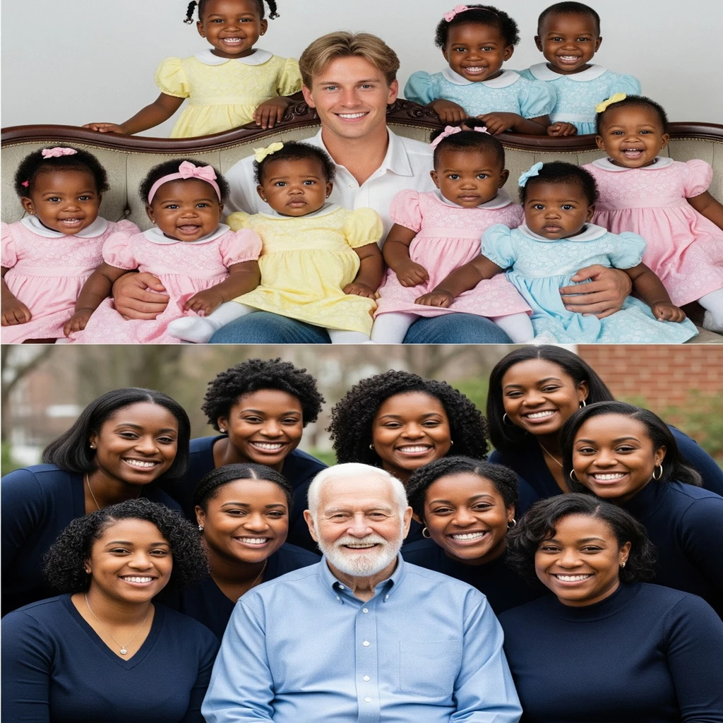 In 1979, He Adopted Nine Baby Girls Nobody Wanted — What They Became 46 ...