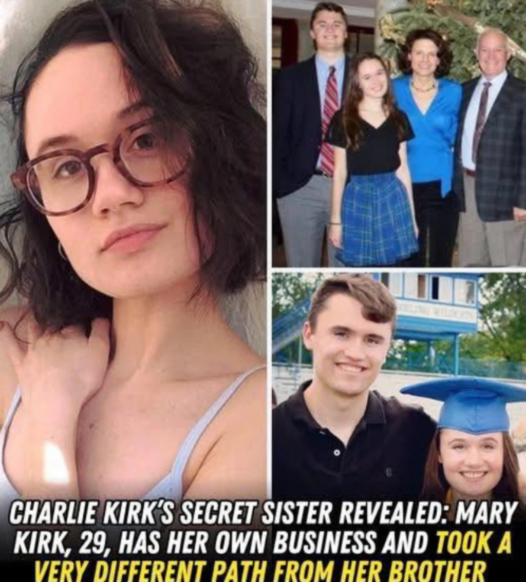 Charlie Kirk’s Secret Sister Revealed — Mary Kirk, 29, Breaks Silence ...