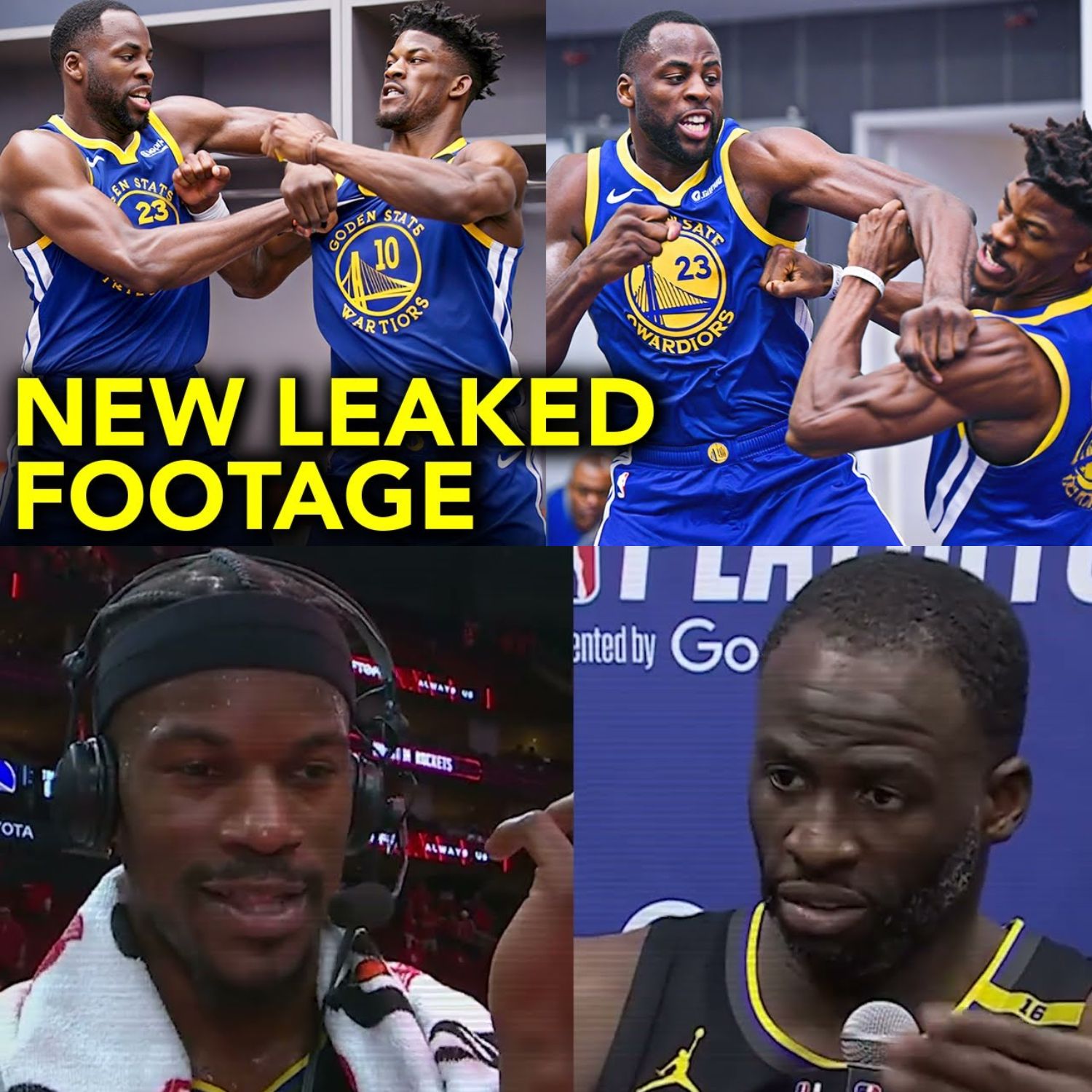 "Explosive New Footage: Draymond Green and Jimmy Butler Clash After ...