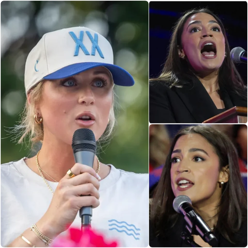AOC Fires Back After Riley Gaines’ Challenge Backfires in Feud Over ...