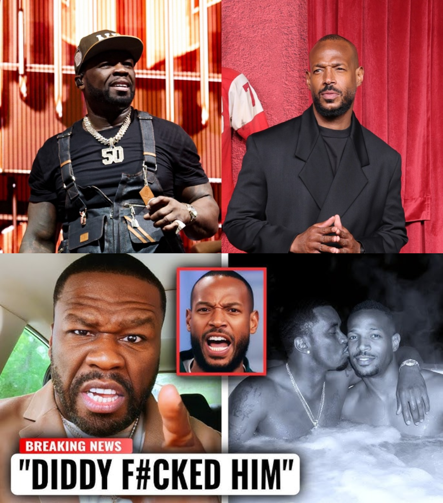 50 Cent LEAKS Footage Of Marlon Wayans Getting Railed At Freak Offs ...