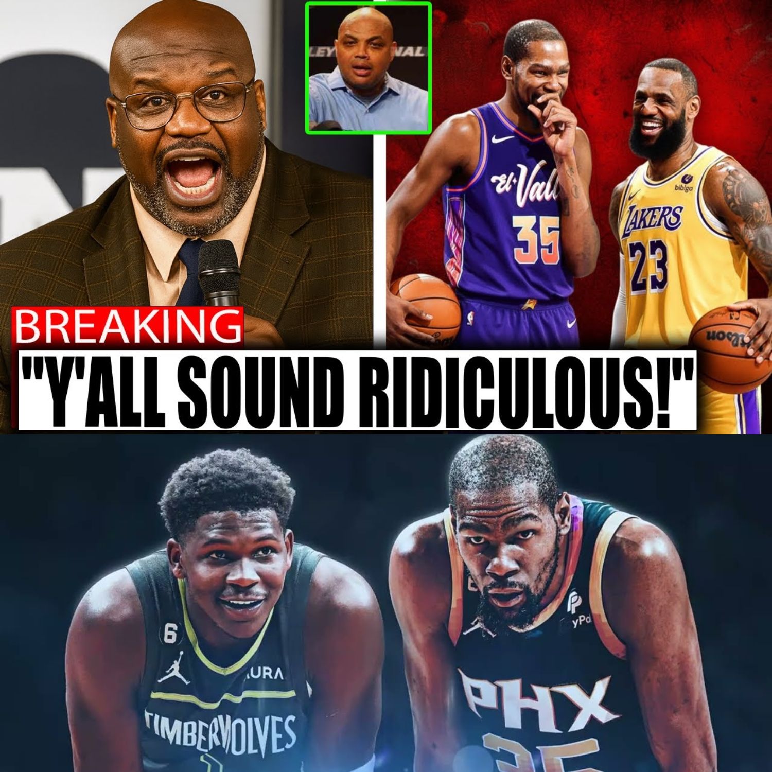 Shaq SNAPS at LeBron James and KD Over MJ Comments: The Crowd GASPS at ...