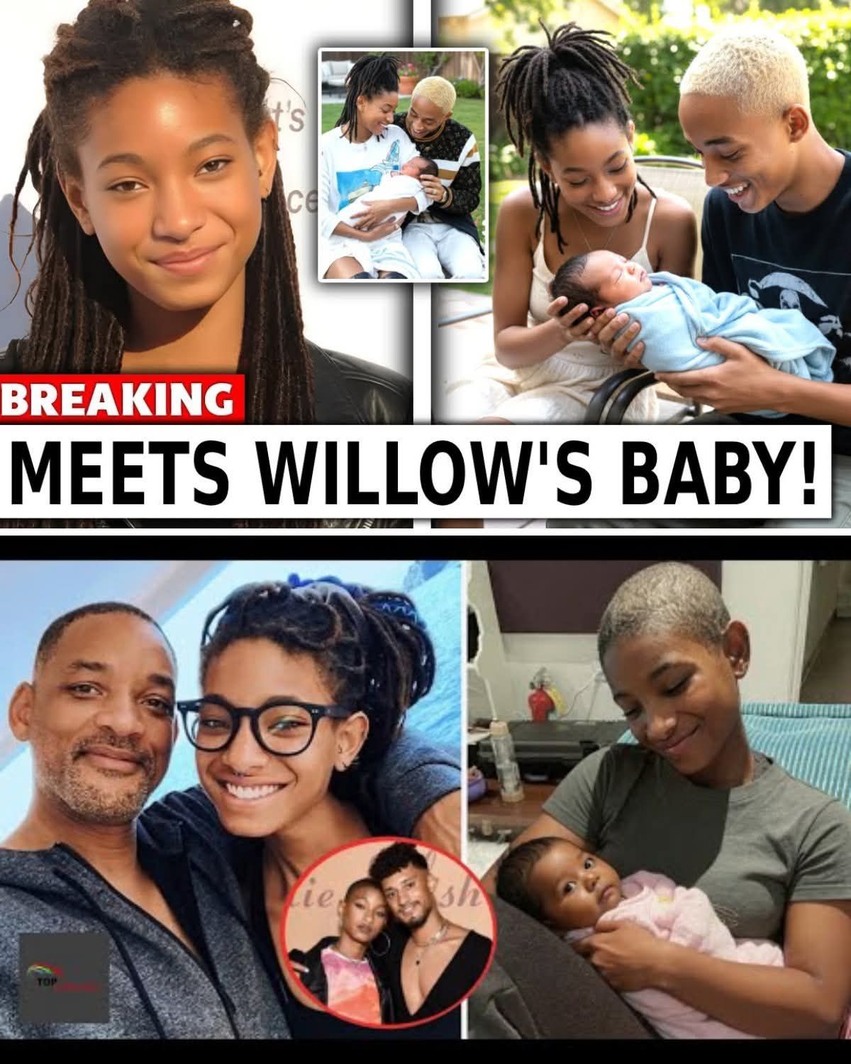 Jaden Smith Meets Willow Smith’s Baby for the First Time - News