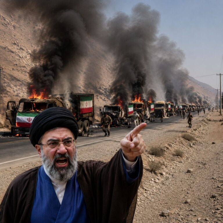 TODAY! An 800-vehicle convoy carrying Iranian uranium ammunition was ...